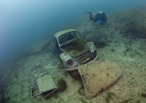 Underwater Photo Location: Capernwray Diving Centre
